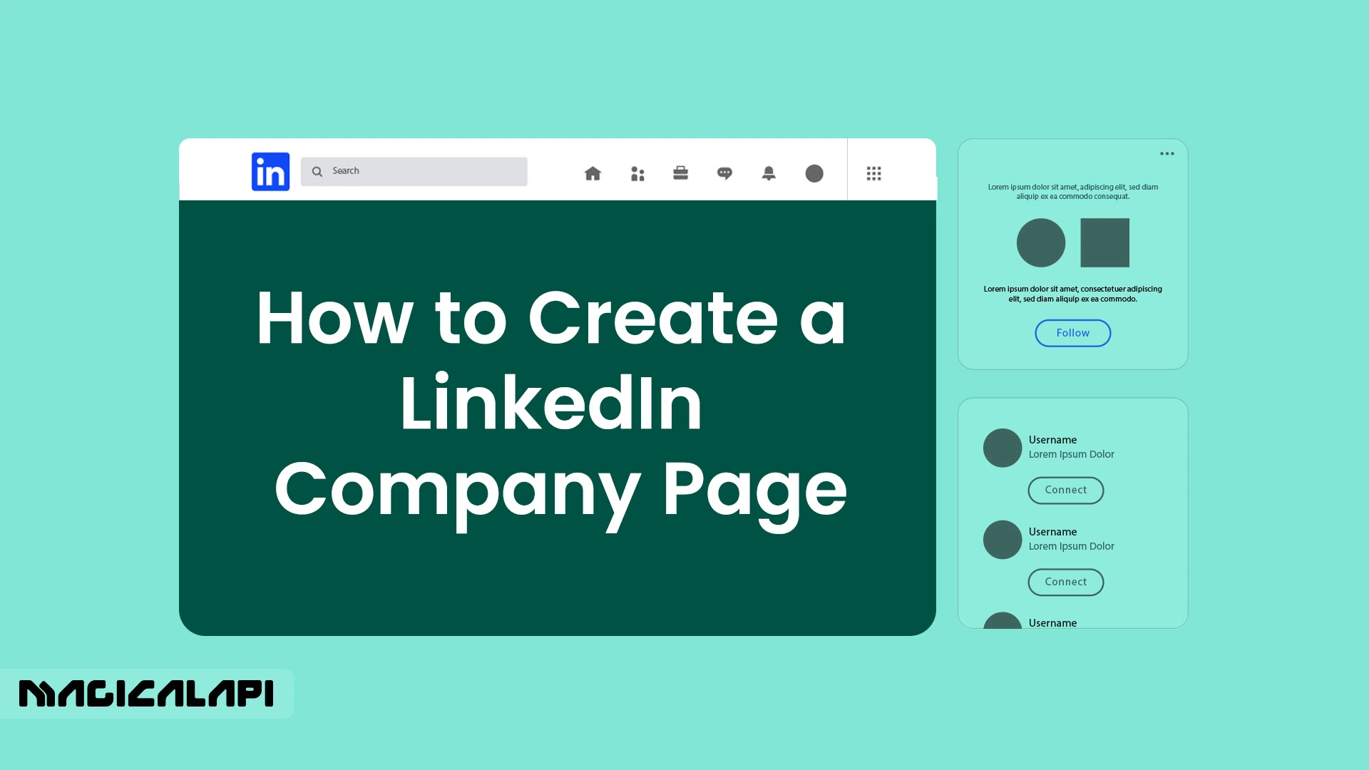 Best Guide to Creating a LinkedIn Company Page - MagicalAPI